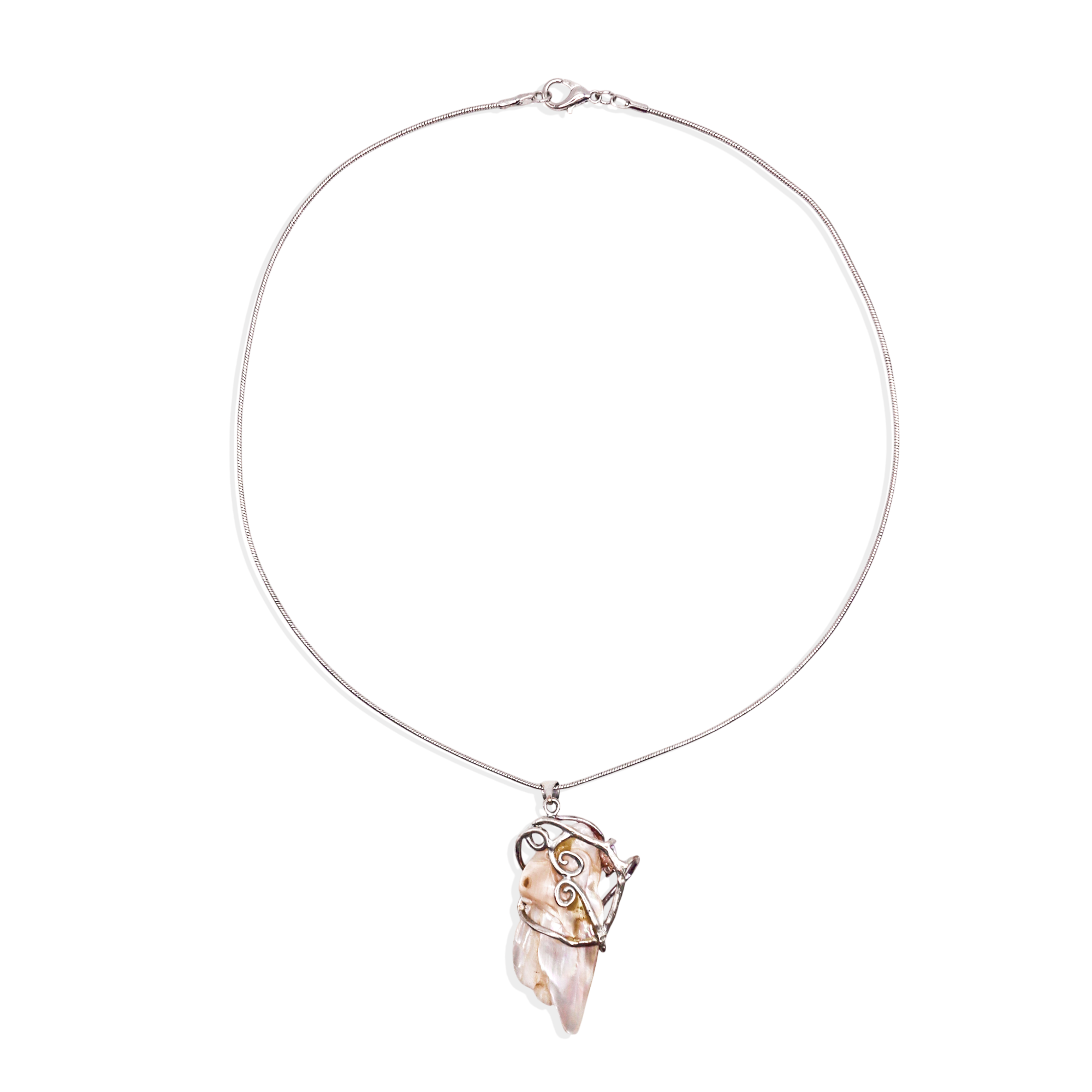 [Vintage Shell Drop] Sea Tooth Necklace – Gemini Jewels