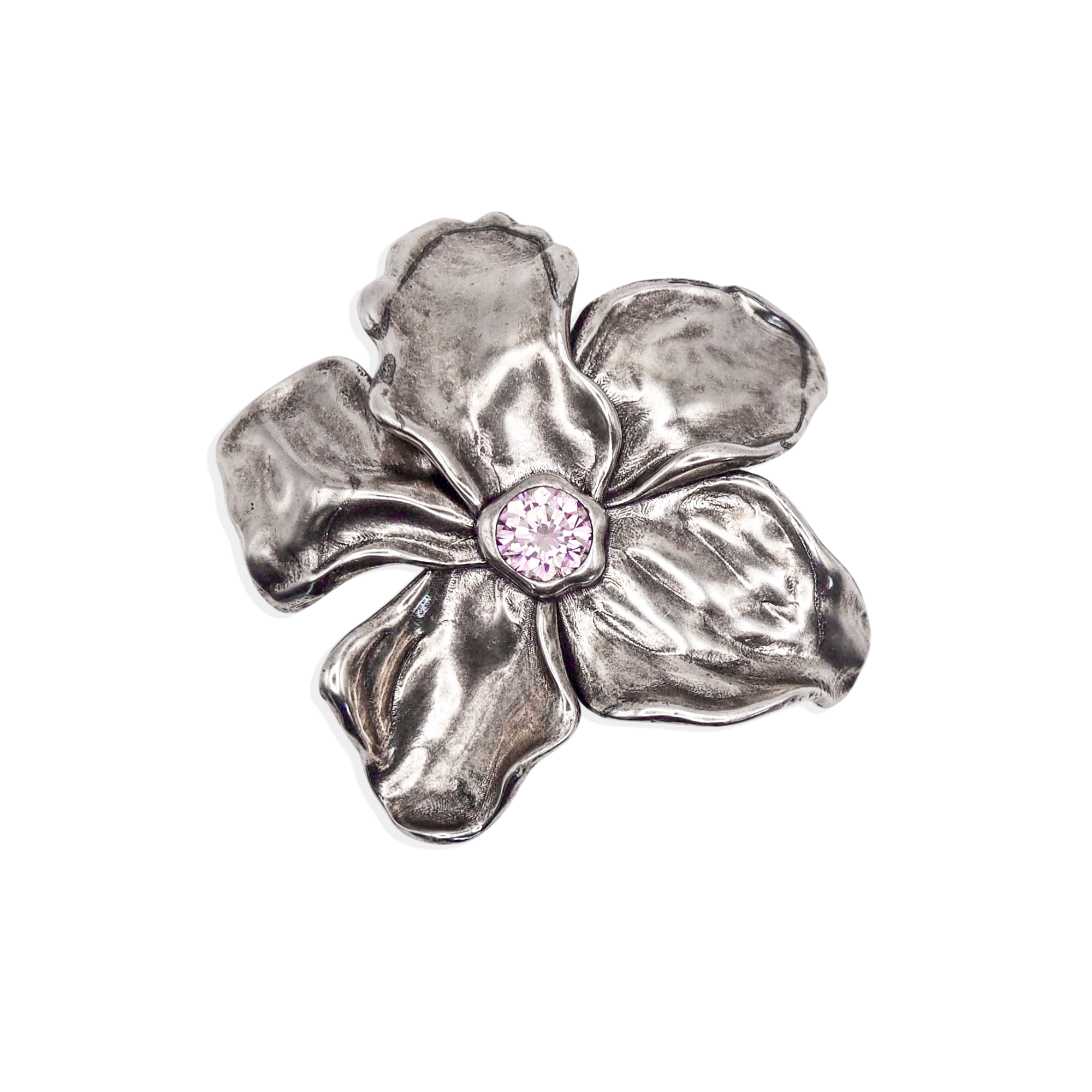Silver Flower Hair Clip – Gemini Jewels