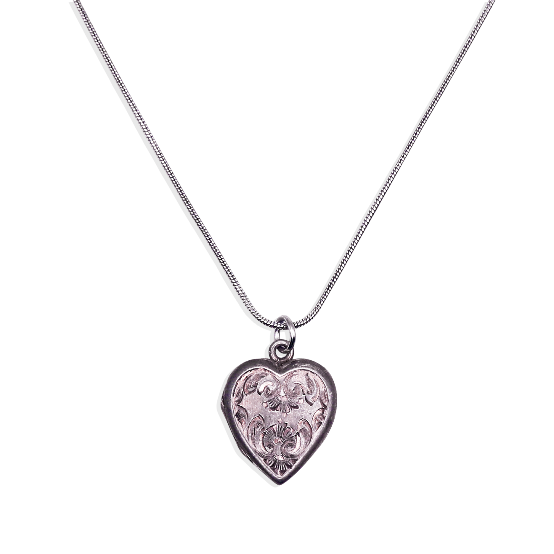 [Vintage Drop 16] Heart Armor Necklace – Gemini Jewels