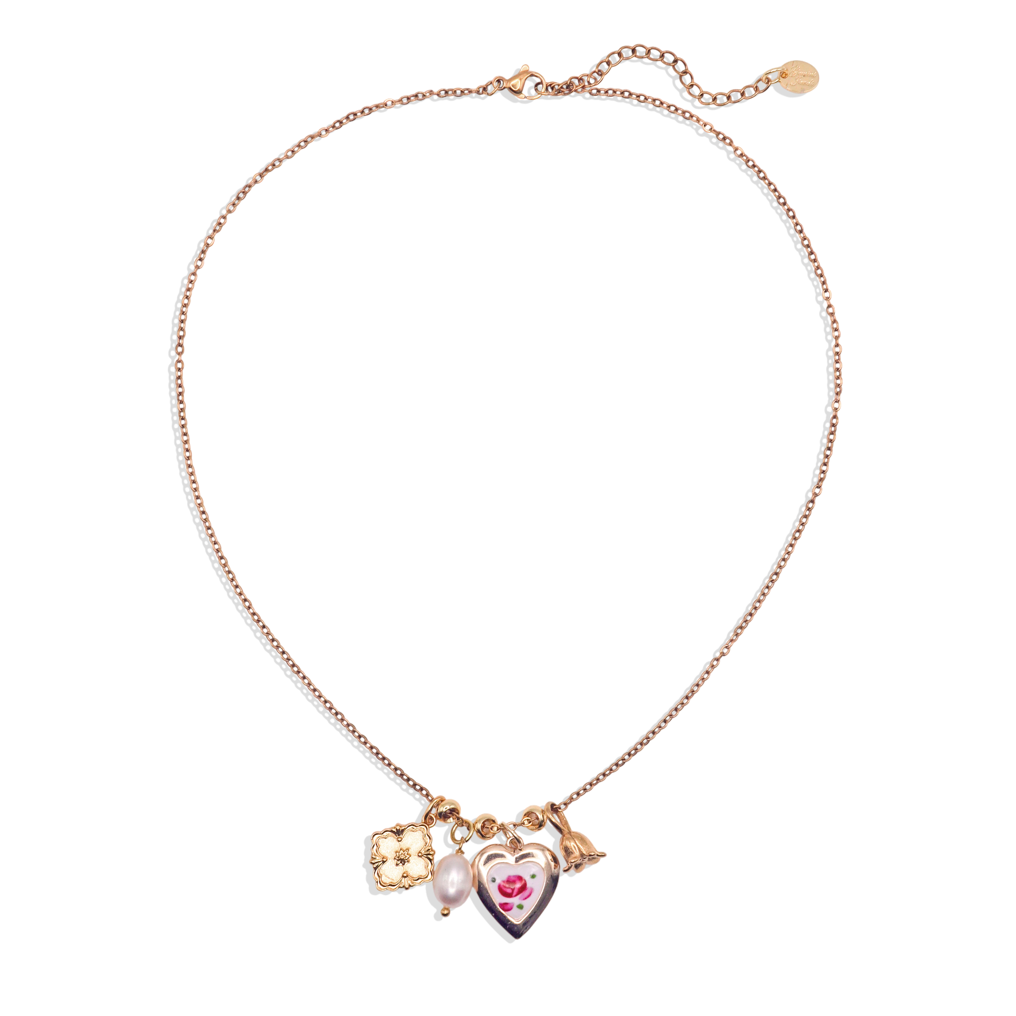 Golden Trinkets Necklace – Gemini Jewels