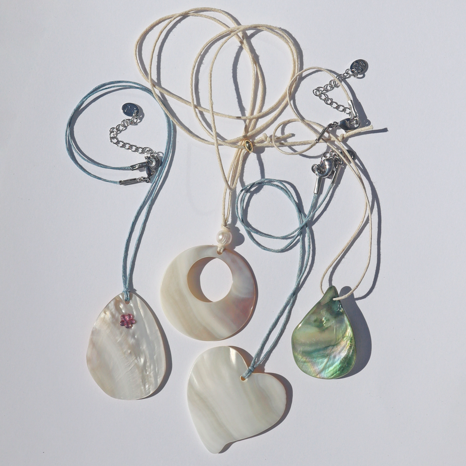 Kailani Circle Shell Necklace – Gemini Jewels